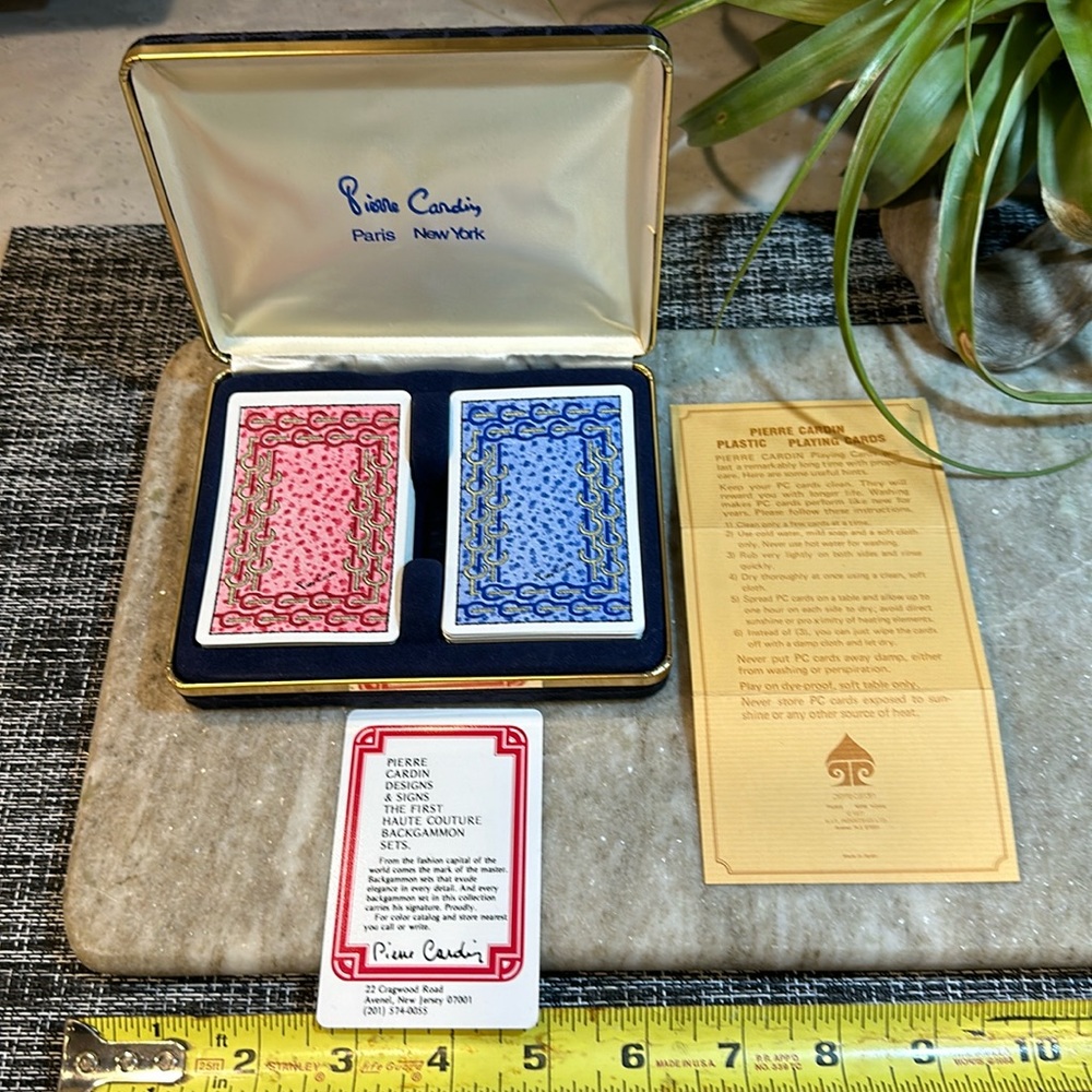 Vintage Pierre Cardin Playing Cards -2 Decks - All Ca… - Gem